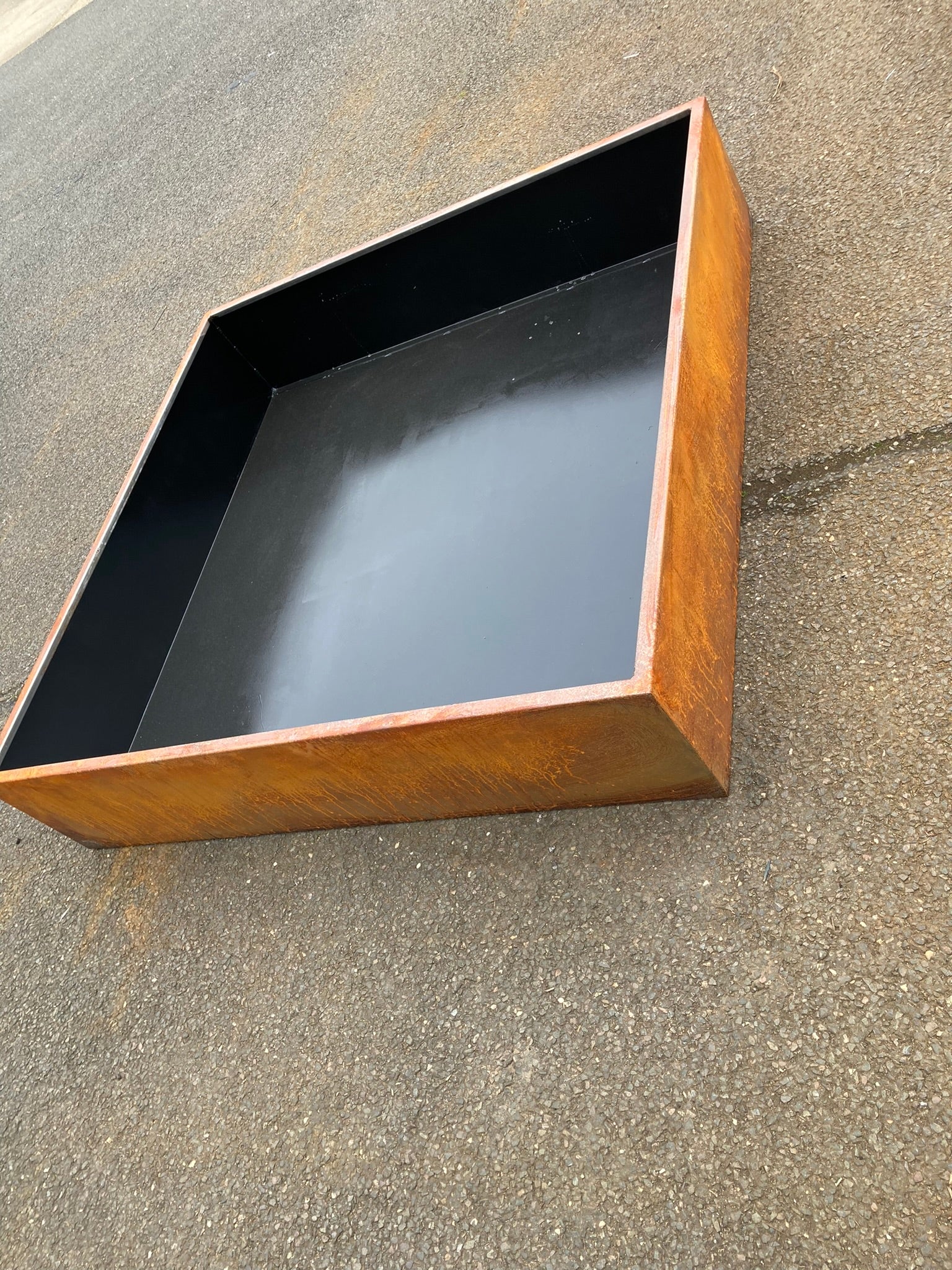 Corten Steel Still Water Ponds and Rills – Paul Taylor Metalwork